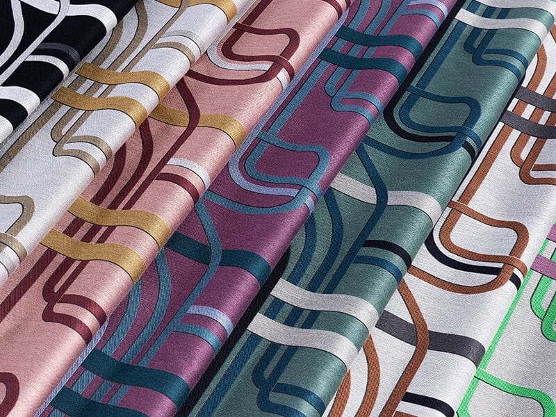 LES INTRIGUES Fabric By L'Opificio | design Bruno Tarsia