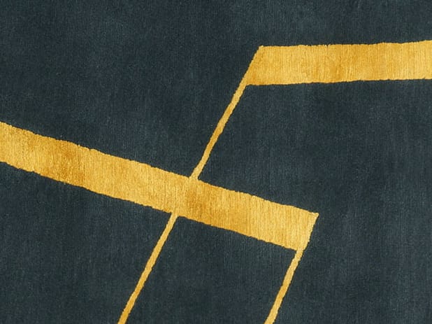 2010 Rectangular handmade rug By Deirdre Dyson