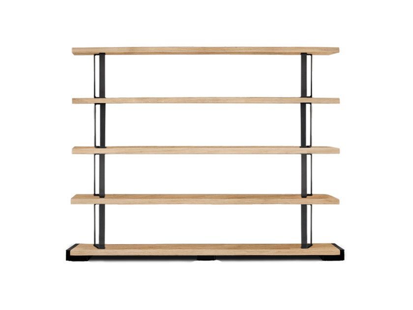 Open oak bookcase LAYOUT 2 By AltaCorte
