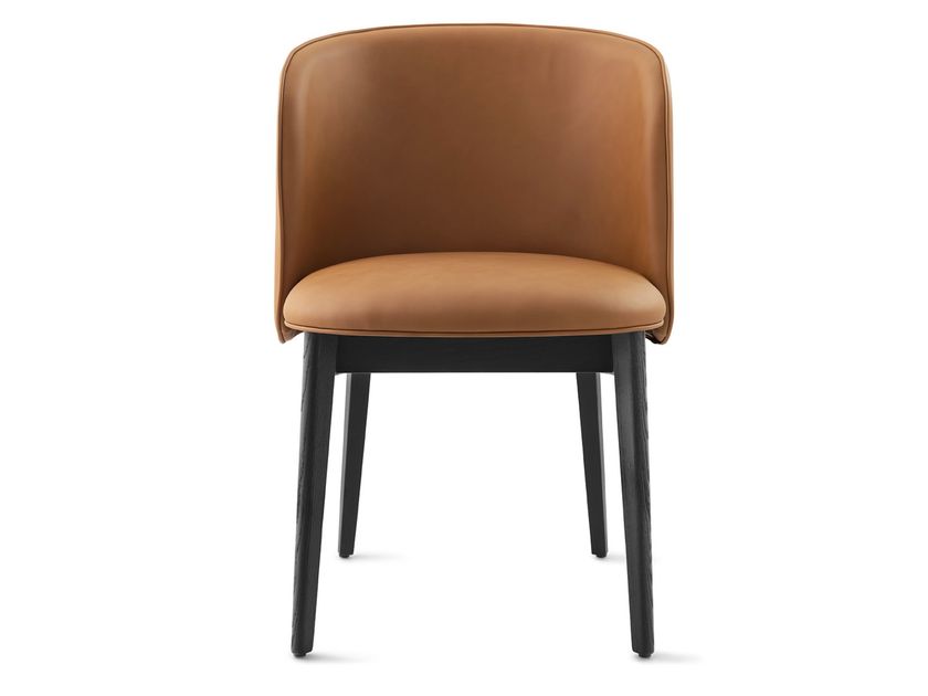 ABREY Upholstered leather chair By Calligaris | design Gabriele & Oscar ...