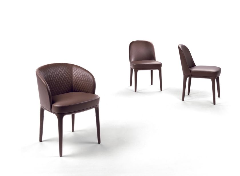 PARIS | Leather easy chair Paris Collection By Marelli design Eleonora ...