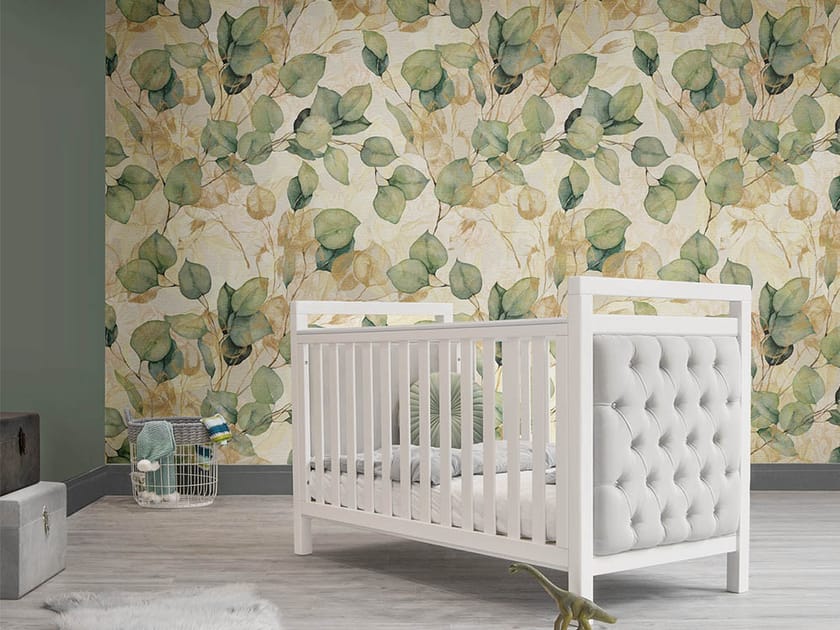 LES ENFANTS Nonwoven kids wallpaper with floral pattern By MILLE997