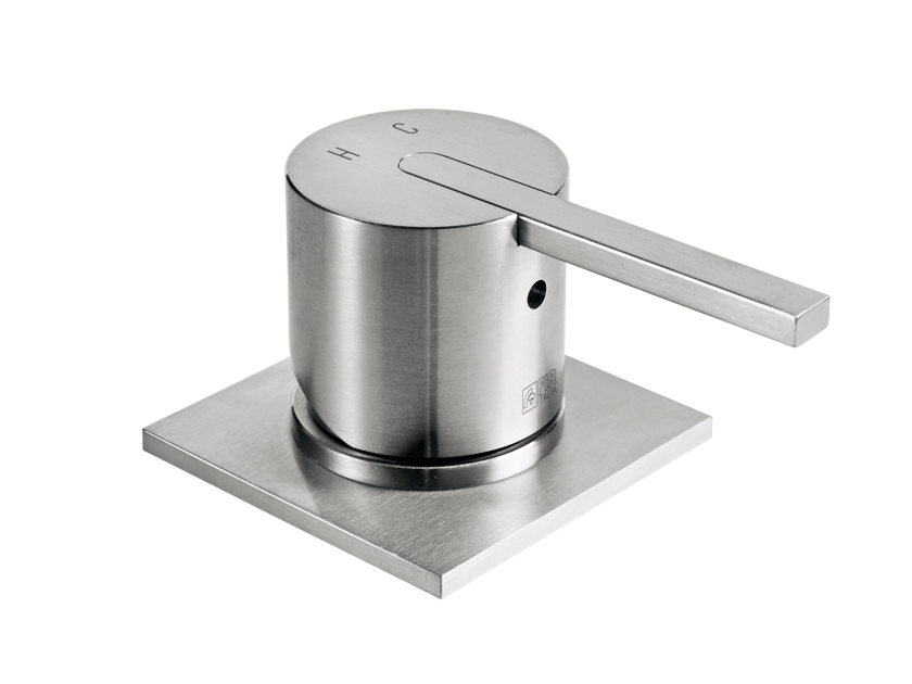 Deck-mounted stainless steel remote control tap LIFESTEEL 59 - 5951050 ...