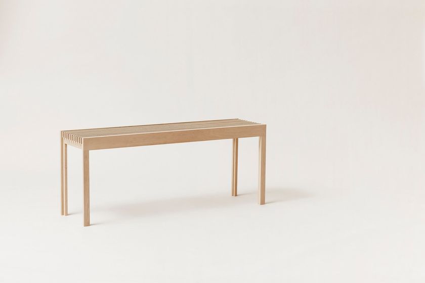 LIGHTWEIGHT Oak bench By Form & Refine