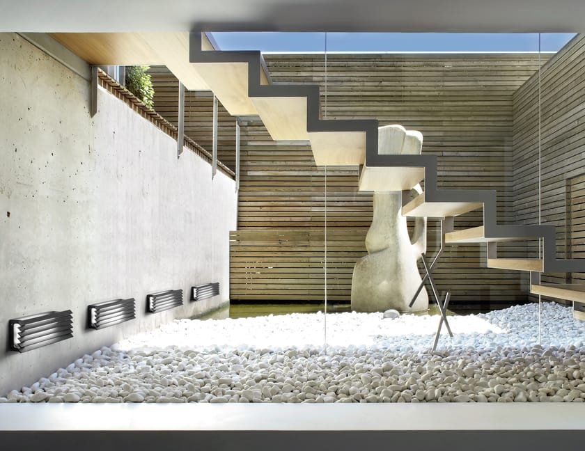 Painted metal Outdoor wall Lamp LINEANA H Lineana Collection By BOVER ...