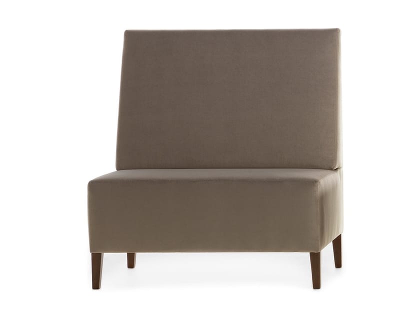Upholstered modular high-back bench LINEAR 02451 Linear Collection By ...