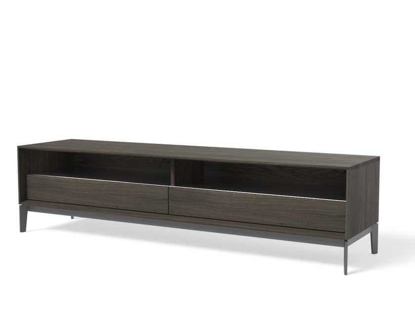 LINK+ LNTV22ZN | Mueble TV bajo Mueble TV bajo de madera con puertas By ...