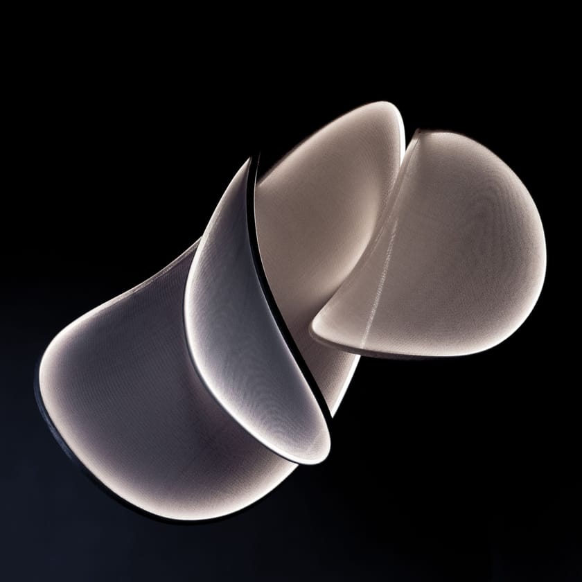 IIII.09 LED fabric pendant lamp By llll | design Sarah Dehandschutter