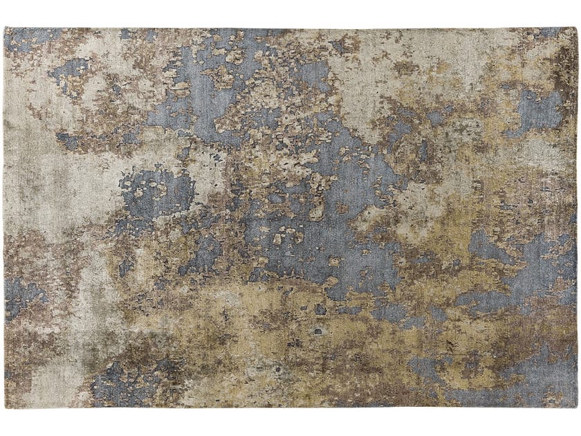 Patterned handmade rectangular Bamboo silk rug LOFT L313A Loft Abstract ...