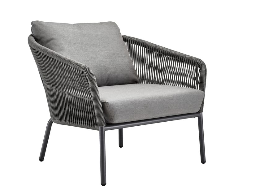 LOOP LOUNGE | Garden armchair with armrests Loop Lounge Collection By solpuri design Hoffmann ...