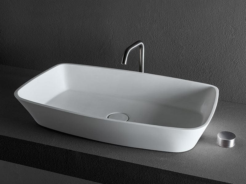 Lavabo da appoggio LOOP XL Collezione Loop By MAKRO design Marco Taietta