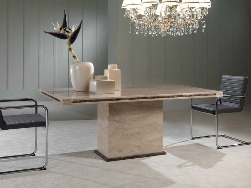 CLASSIC Mesa rectangular de mármol By International Marmi