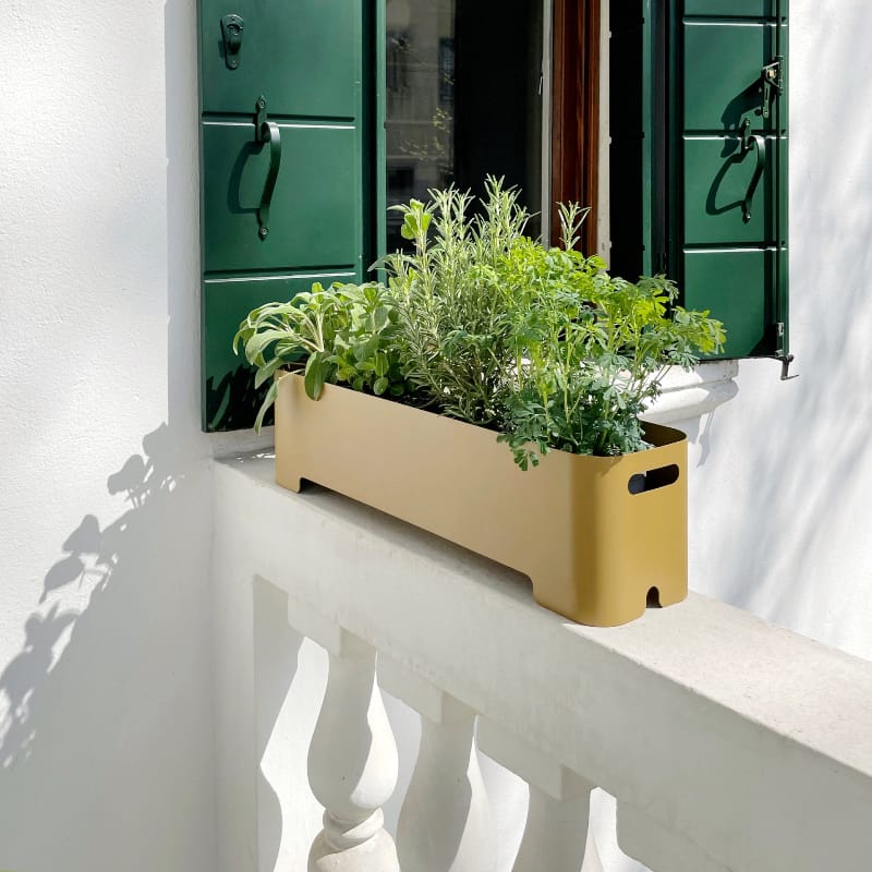 ALTEA | Low plant pot Altea Collection By HIRO design Gabriele Panciera