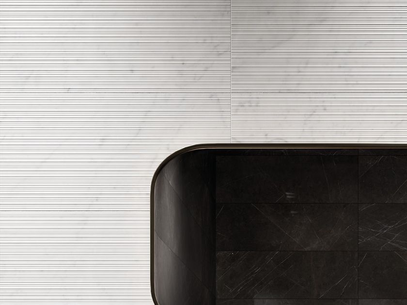 LUX EXPERIENCE WALL RIBBED PIETRA GREY | 3D Wall Cladding Lux ...