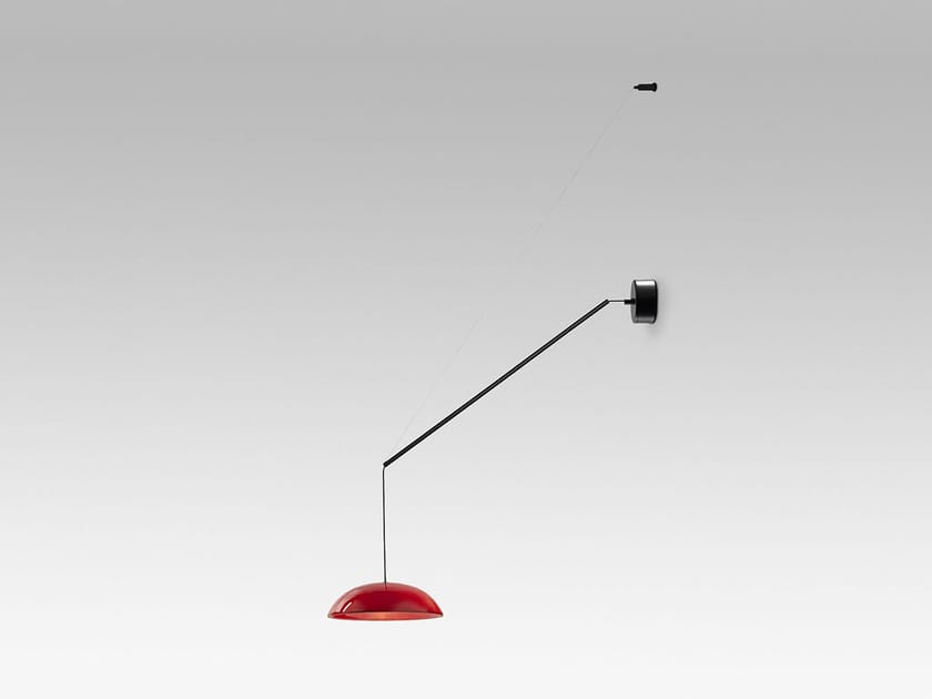 ABSIDIOLA A MOVIL PLATO Wall lamp with swing arm By luxcambra