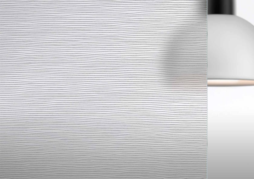 Vetro satinato con texture MADRAS® STREAM - Vitrealspecchi - Edilportale