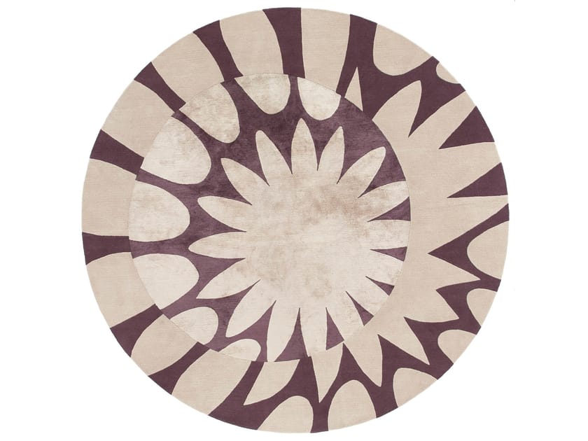 Handmade custom rug MAGNIFY Looking Glass Collection By Deirdre Dyson