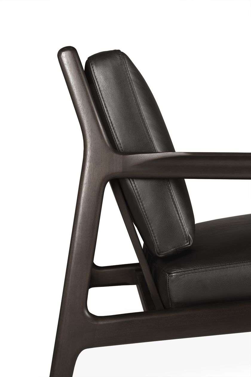 JACK Upholstered leather armchair with armrests By Ethnicraft | design ...