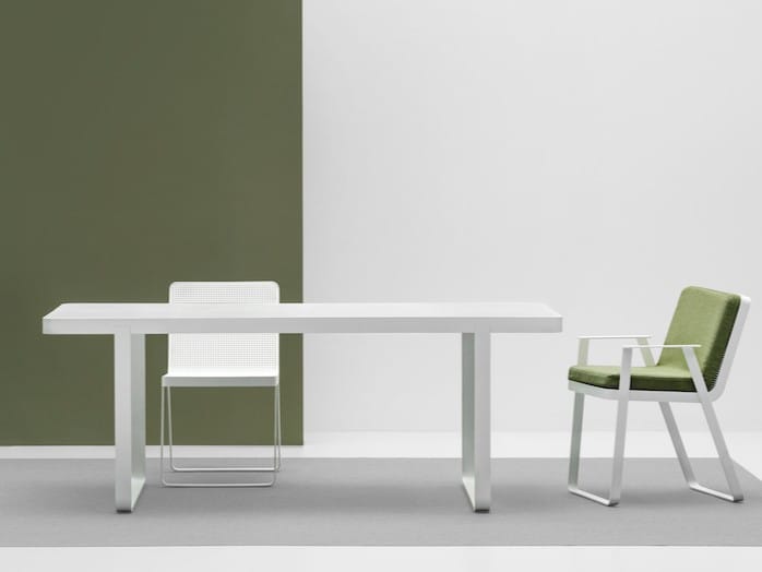 MAKEMAKE | Aluminium table Makemake Collection By Terraforma design ...