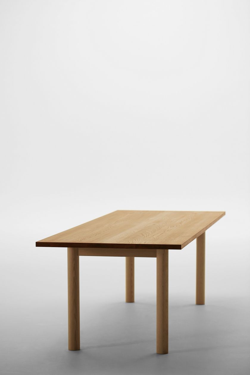MALTA Rectangular oak table By Maruni | design Naoto Fukasawa
