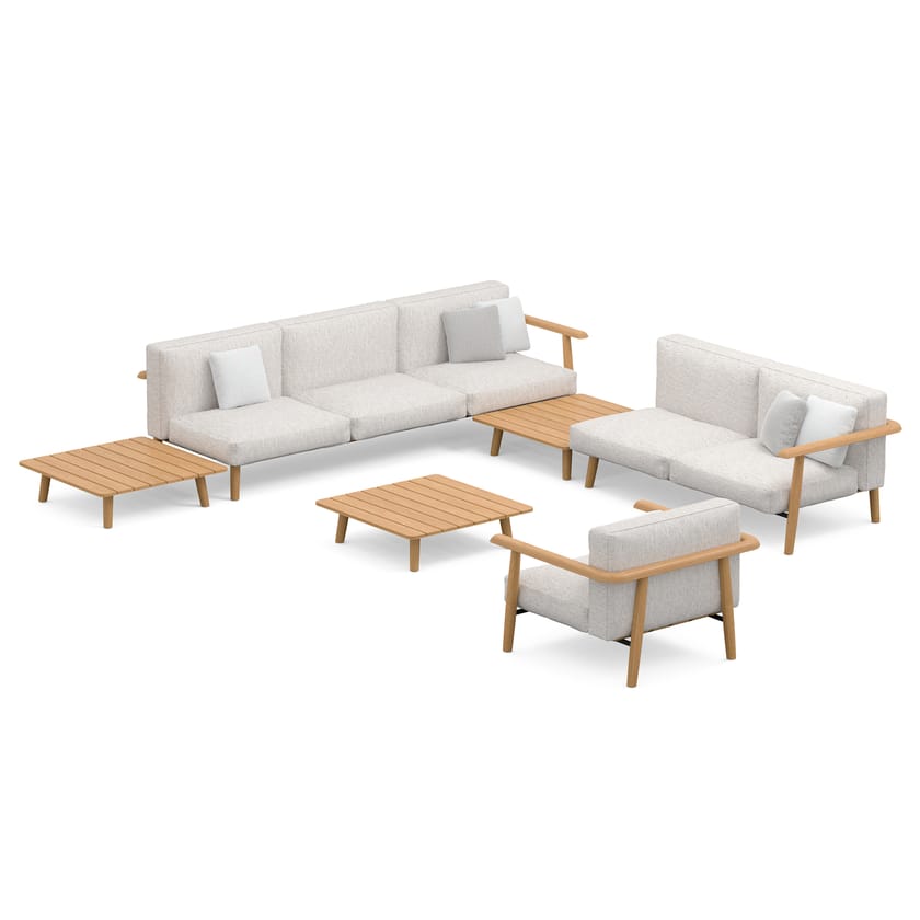 MAMBO LOUNGE | Divano da giardino angolare By Royal Botania