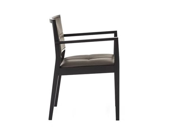 Upholstered beech chair with armrests MANILA SI2017 Manila Collection ...