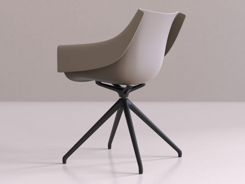 MANTA | Chair Trestle-based garden chair with armrests By VONDOM ...