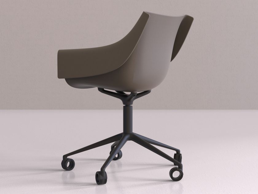 MANTA | Chair with castors Chair with armrests with castors By VONDOM ...
