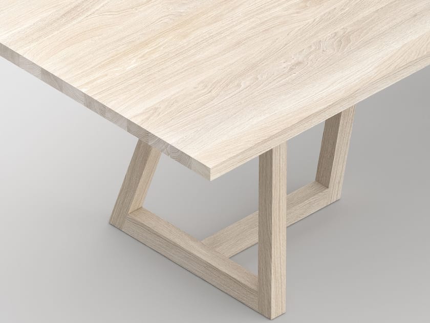 MARGO | Rectangular table Rectangular solid wood table By Vitamin ...