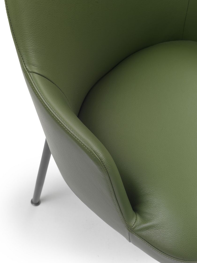 MARLEY | Chair with armrests Marley Collection By Flexform design ...