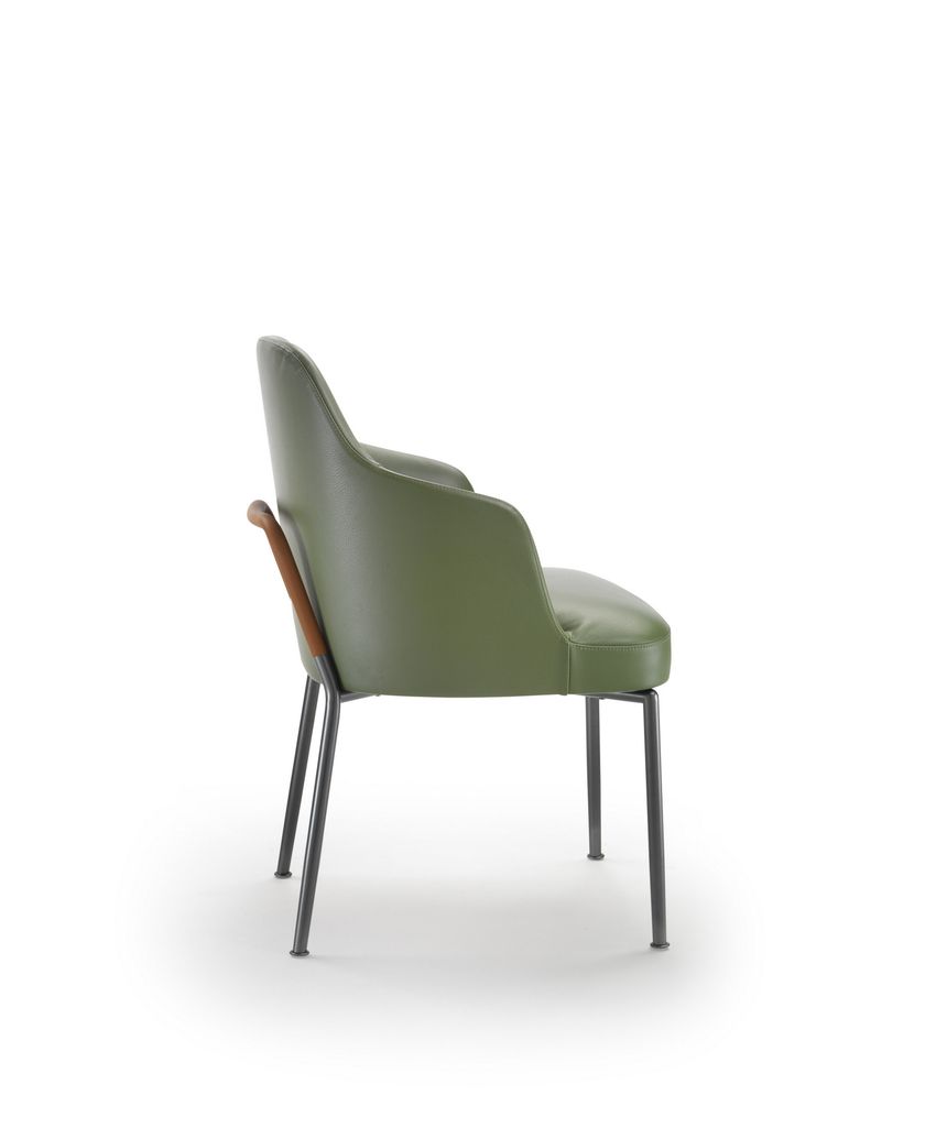 MARLEY | Chair with armrests Marley Collection By Flexform design ...