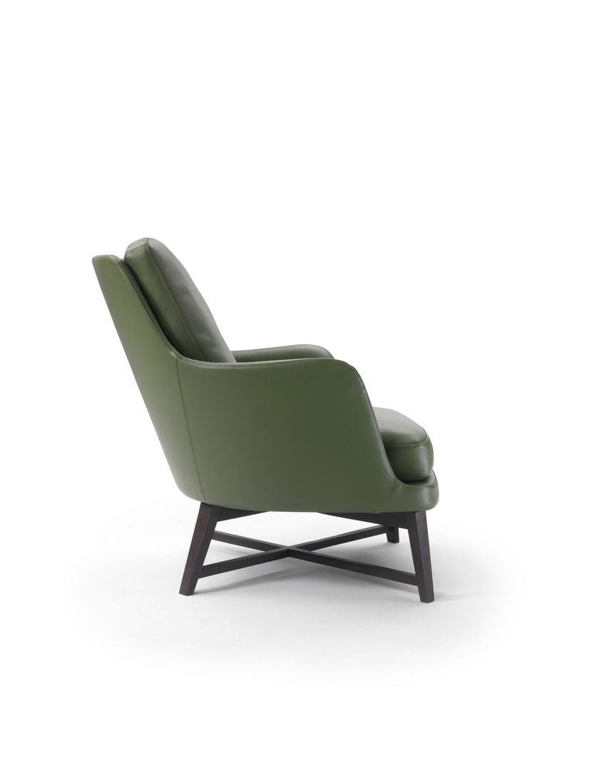 MARLEY | Leather armchair Marley Collection By Flexform design Antonio ...