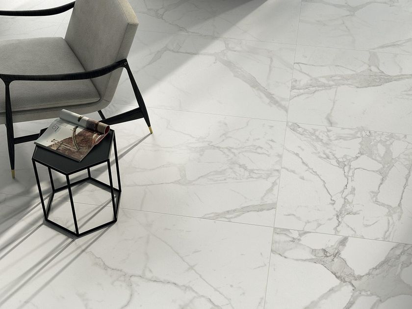 Porcelain stoneware wall/floor tiles with marble effect MARMOREA ...