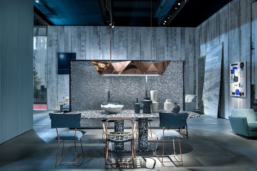 MATERA | Rectangular table Matera Collection By BAXTER design Paola Navone