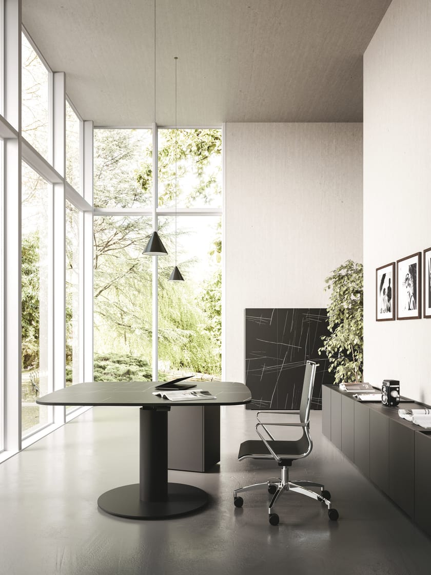 MEET UP | Height-adjustable office desk Meet Up Collection By FANTONI