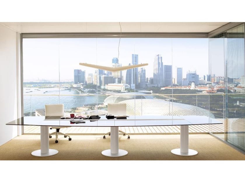 DEDALUS Mesa de reunión rectangular By Archiutti