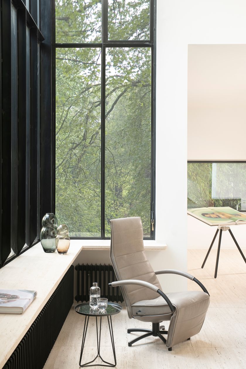 MENSANA | Leather armchair By JORI design Jean-Pierre Audebert