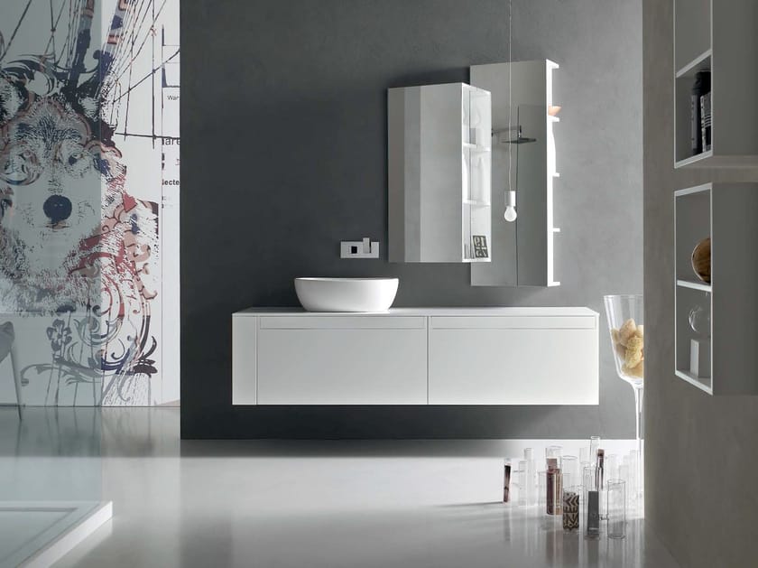 Bathroom cabinet / vanity unit META - COMPOSITION 1 Meta Collection By ...