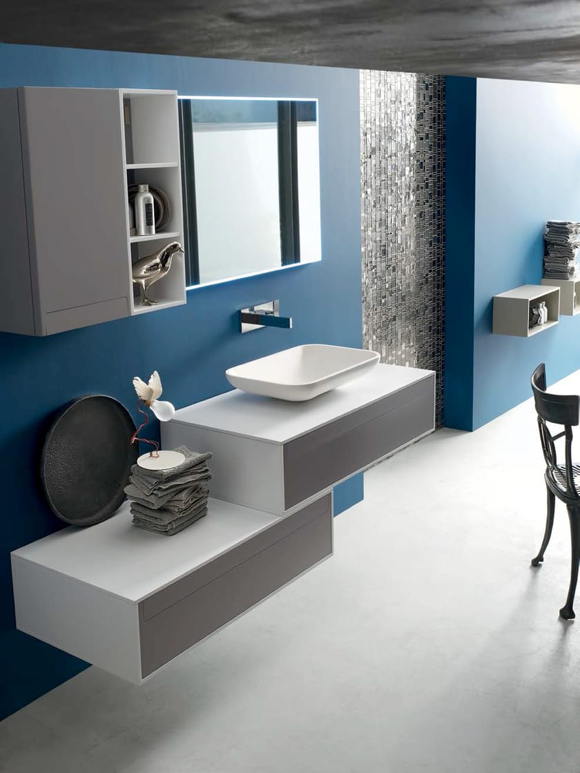Bathroom cabinet / vanity unit META - COMPOSITION 8 Meta Collection By ...