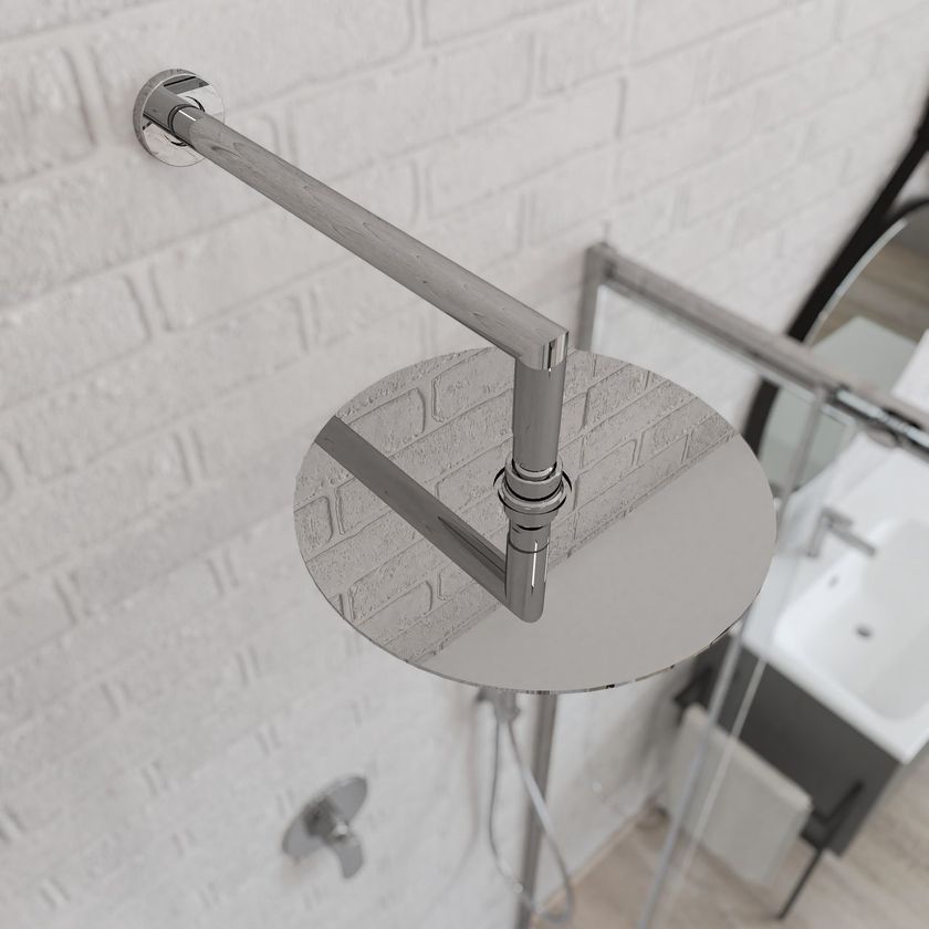 Metal shower arm shower arm By Ercos | Ponsi