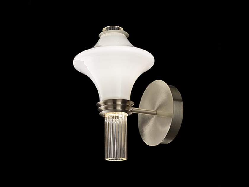 METROPOLIS Venetian crystal wall lamp By Barovier&Toso