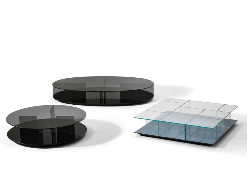 MEX | Round coffee table By Cassina design Piero Lissoni