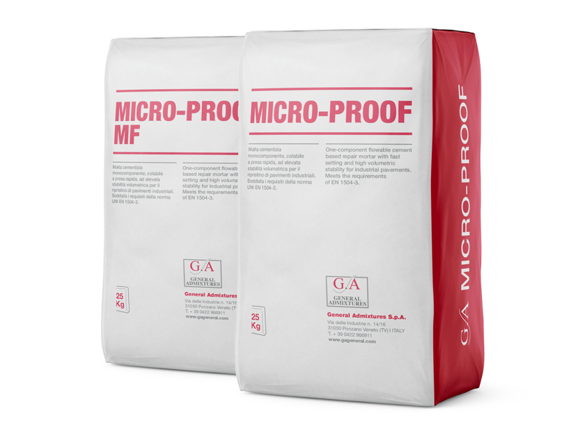 MICRO - PROOF Additif pour ciment et béton By General Admixtures