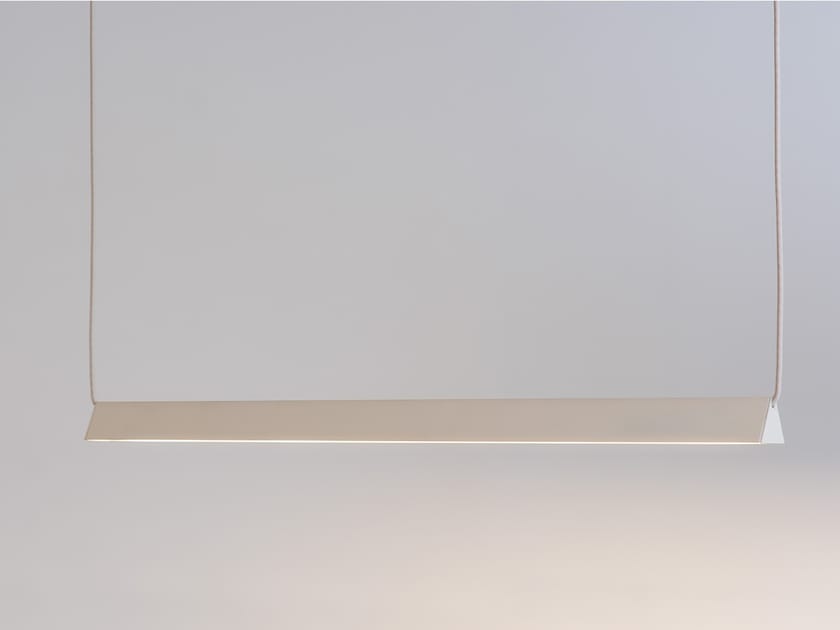 LED direct-indirect light pendant lamp MILE 04 Mile Collection By ...