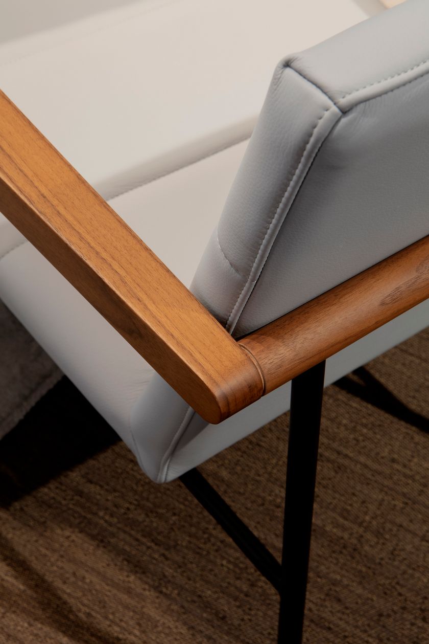 STAR SYSTEM Fabric armchair with armrests By ESTEL GROUP