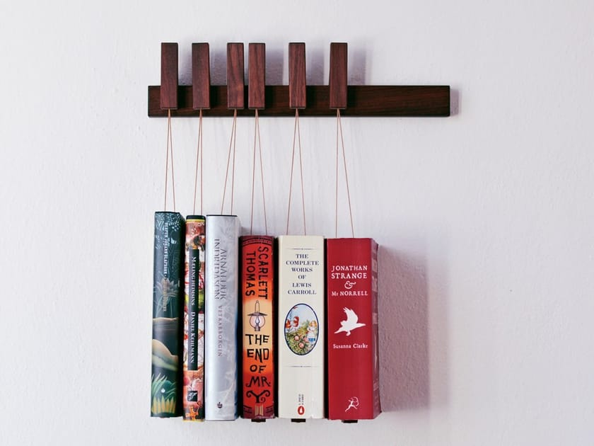 MINI BOOK RACK | Libreria in noce By AGUSTAV