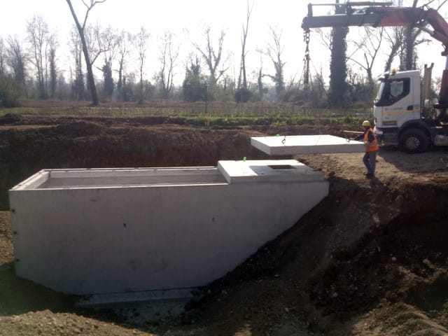Basin, cistern and tank for water works MNB-S By Betoncablo