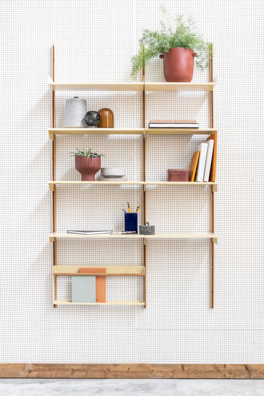 MODUL THE PACKAGE - SINGLE 60 bookcase By Atelier Belge