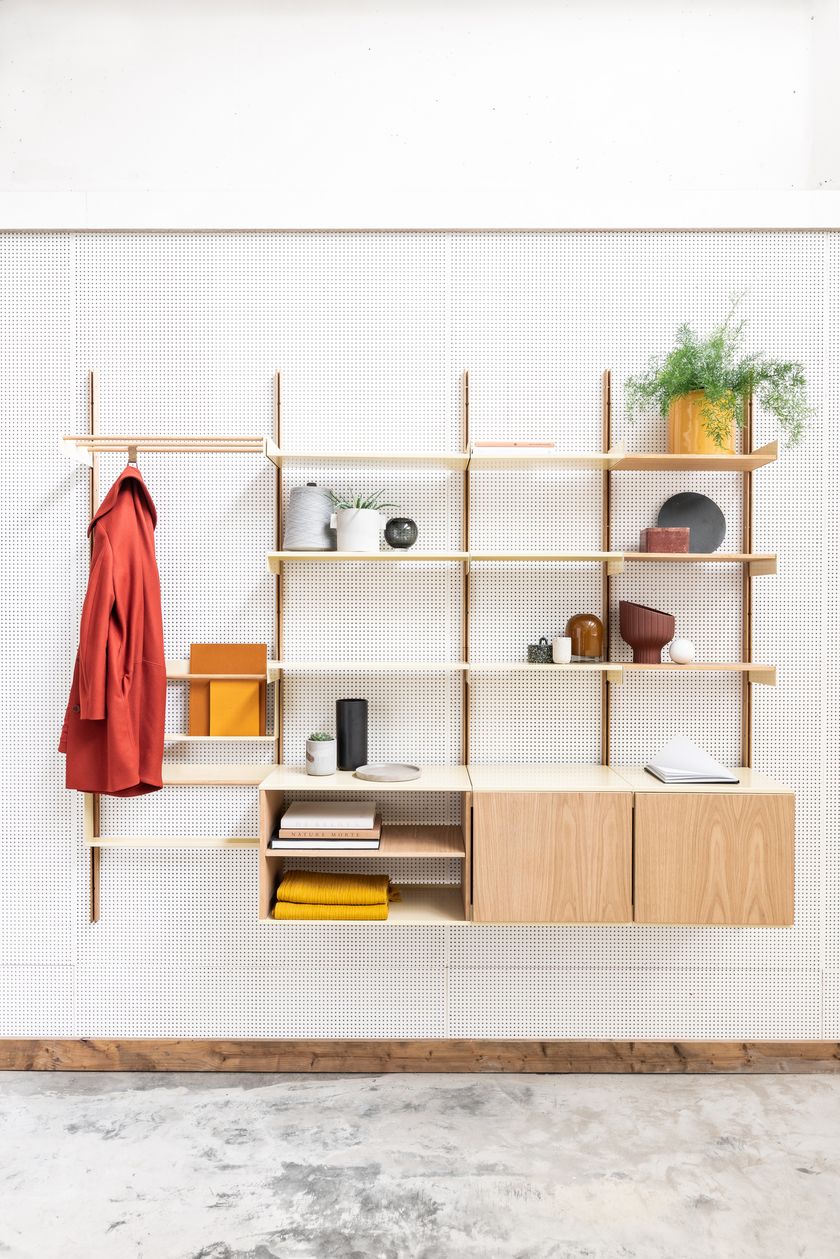 MODUL THE PACKAGE - SINGLE 60 bookcase By Atelier Belge