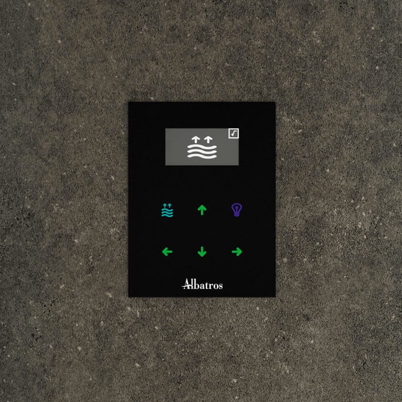 MODULA S COMBI Sauna finlandese con doccia By Albatros | design Claudio ...